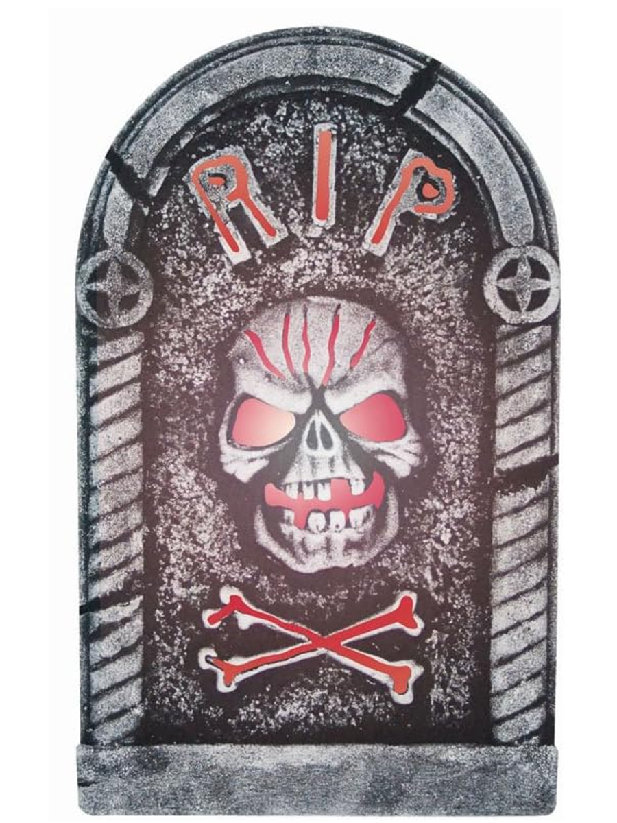 Skull And Crossbones RIP Foam Tombstone Decoration 762543910474 | eBay