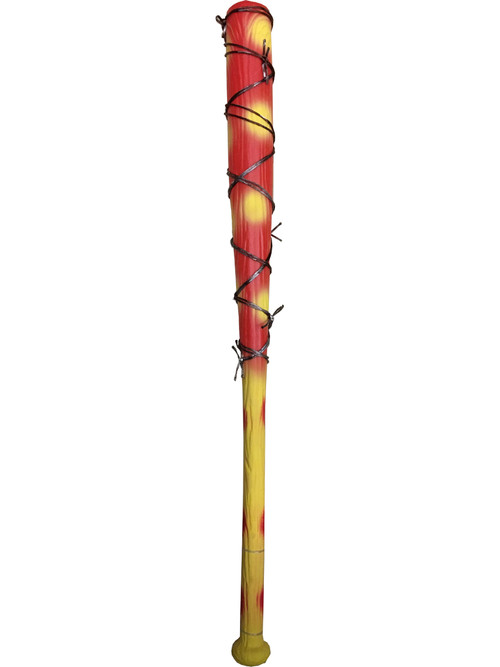 Scary Clown Barb Wire Baseball Bat
