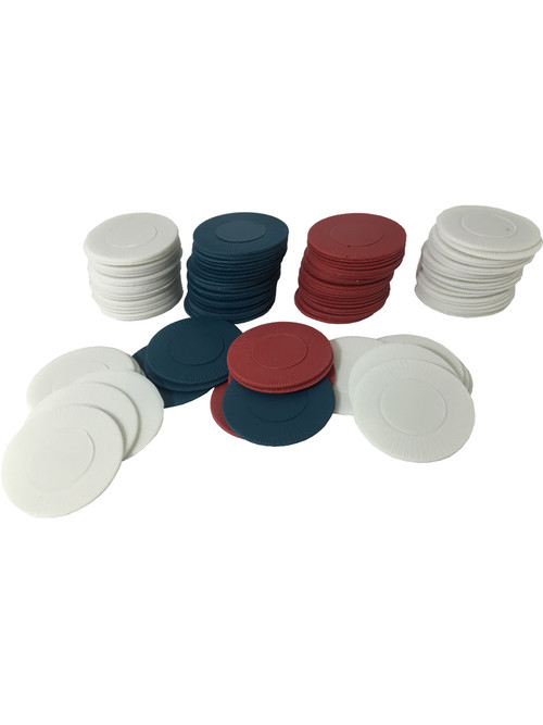 1000 Plastic Poker Chips Set