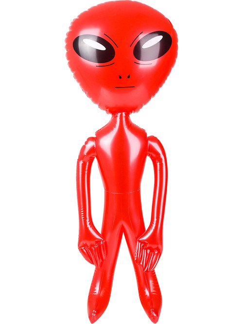 Red Alien Inflatable 36"
