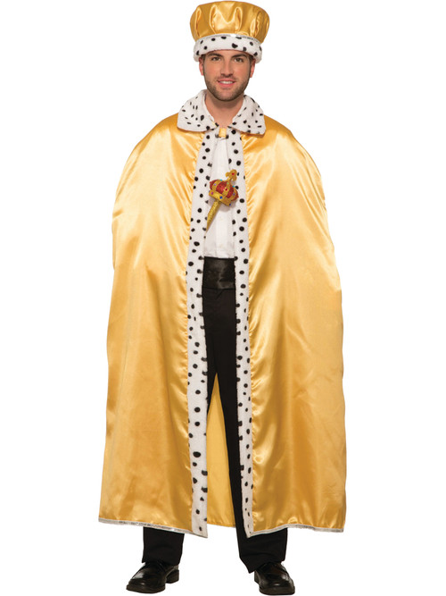 Sleek Gold King Cape