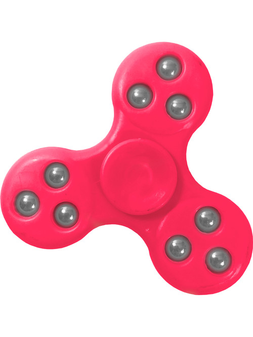 Steel Tri-Ball Pink Fidget Spinner