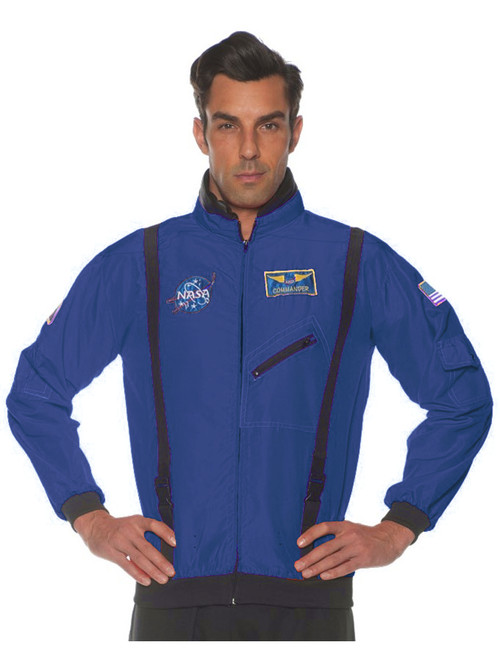 Blue Space Jacket Mens Costume
