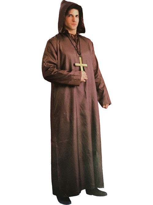 Adults Brown Monk Robe