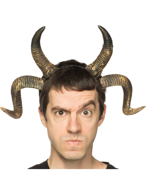 Double Demon Horns Headband