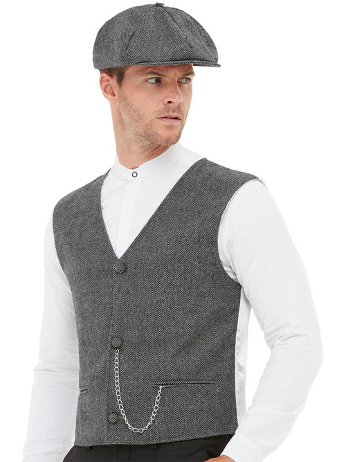 20s Grey Gangster Men's Costume Kit 20s Grey Gangster Men's Costume Kit