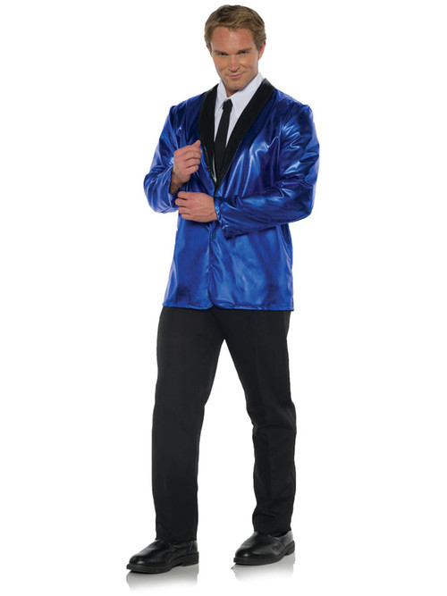 50s Doo Wop Blue Jacket Mens Costume