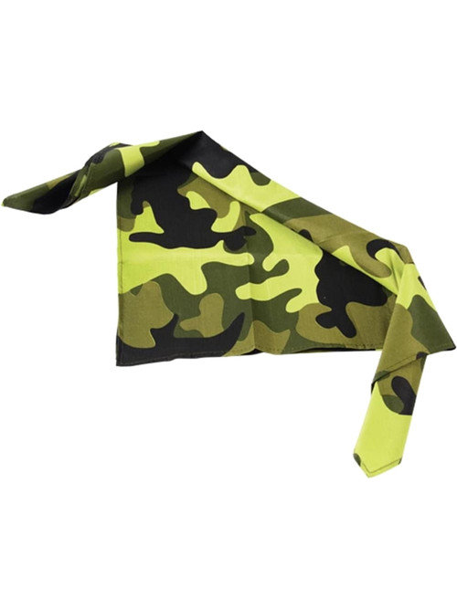 12 Army Camouflage Costume Bandanas