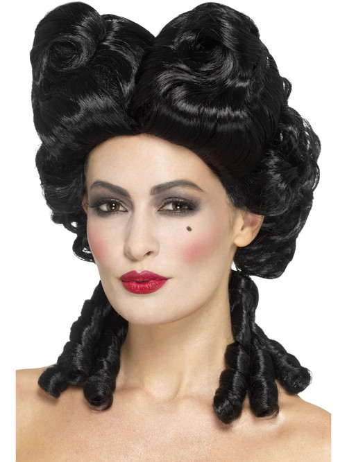 Women's Victorian Gothic Black Wig
