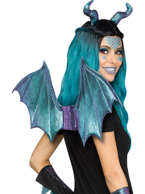 Blue Dragon Fantasy Beast Wings