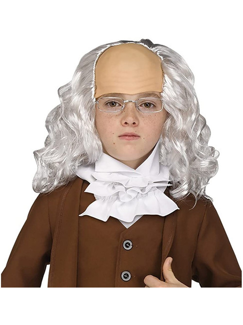 Ben Franklin Wig and Glasses