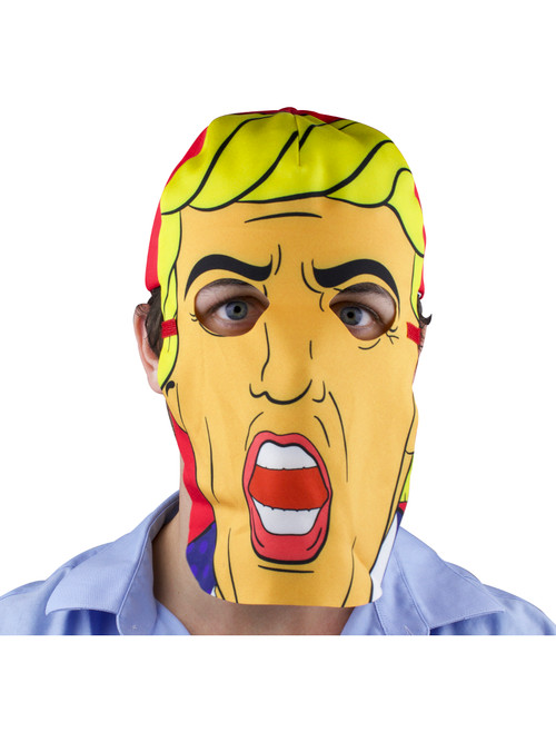 Trump Cartoon Fan Mask Baseball Mask Hat Costume Accessory