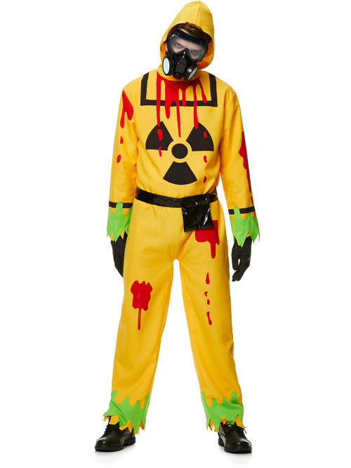 Toxic Biosuit Tainted Radiation Worker Women's Costume