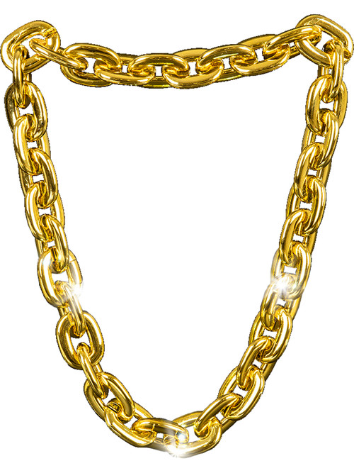 Giant Big Chain Rapper Gold Necklace