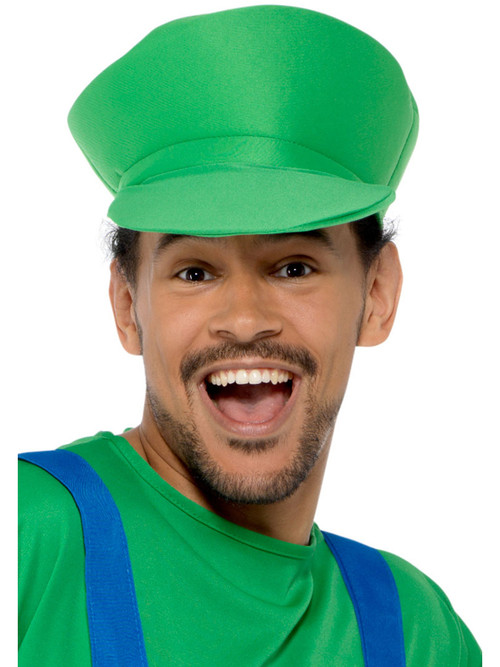Adult's Green Plumber Gamer Guy Hat