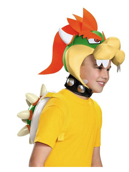 Child's Super Mario Brothers Bowser Costume Accessory Kit