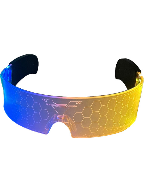 Multi-Color Transparent Lite-Up Goggles