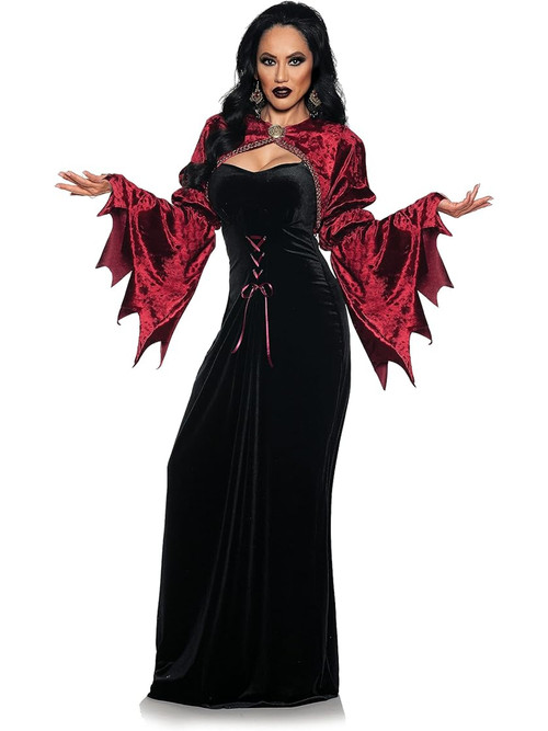Women's Gothic Vampiress High Court Vampire Costume Dress