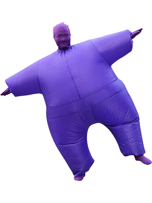 Adult's Large Man Inflatable Purple Bodysuit Costume