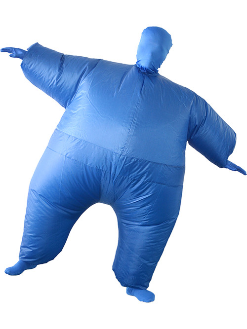 Adult's Large Man Inflatable Blue Bodysuit Costume