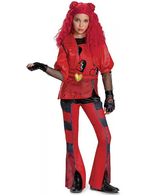 Girl's Descendants Rise of Red Deluxe Red Costume