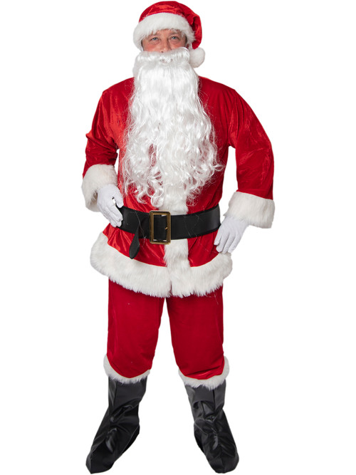 Superior Deluxe Christmas Santa Claus Suit Men's Costume