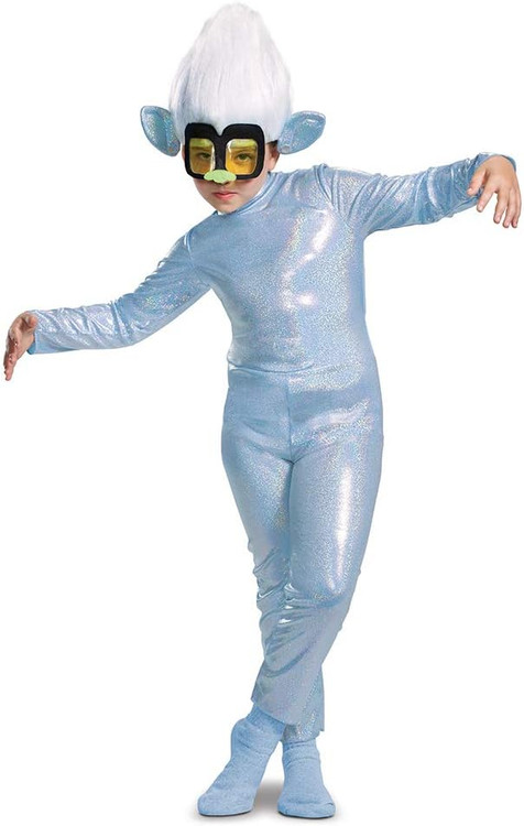 Trolls World Tour Tiny Diamond Classic Boy's Costume w/Wig ...