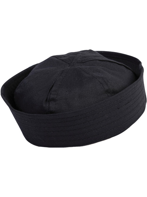 Adults Black Sailor Hat