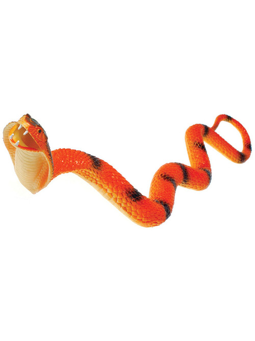 26 Inch Orange King Cobra Snake