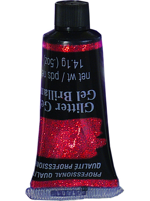 Gory Red Glitter 0.5 Ounce Tube Halloween Deluxe Makeup