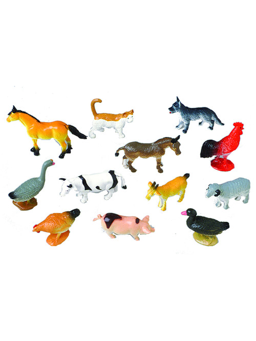 Mini Farm Animal 12 Pack