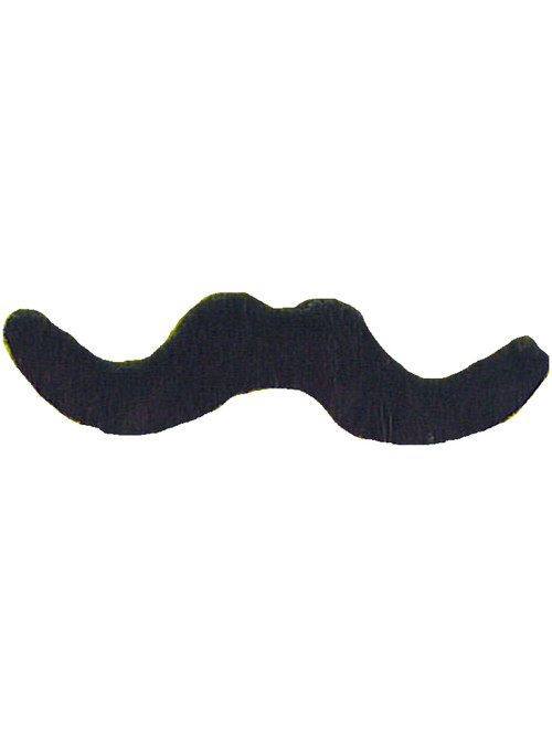 Wild West Cowboy Scoundrel Black Costume Mustache