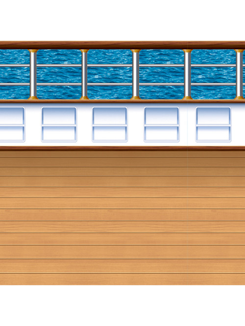 Tropical Cruise Ship Deck Backdrop