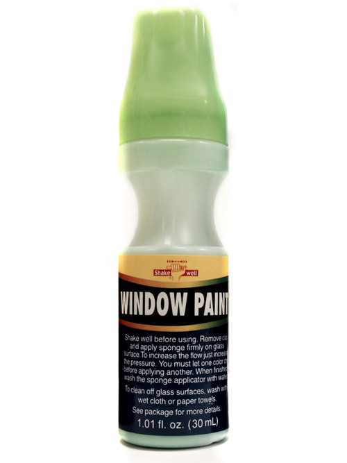 Green Water Washable Window Paint