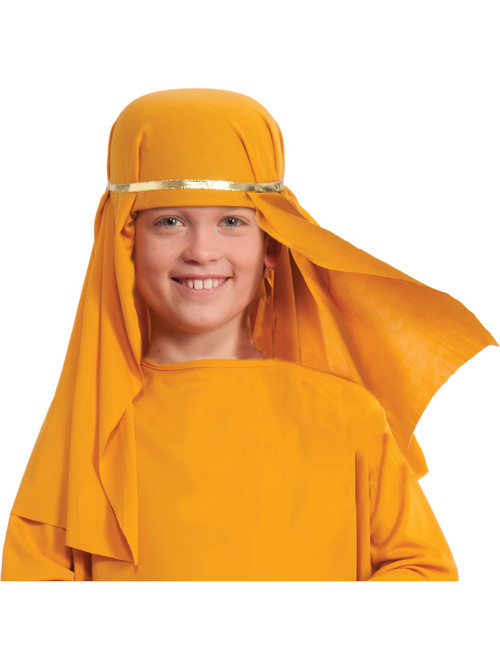 Kids Gold Wiseman Sheik Hat