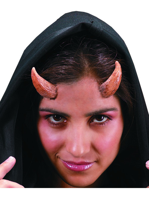Theater Quality Latex Costume Accessory Horned Demon Horns Prosthetics ...