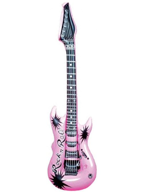 Inflatable Pink Hero Costume Party Decoration Guitar