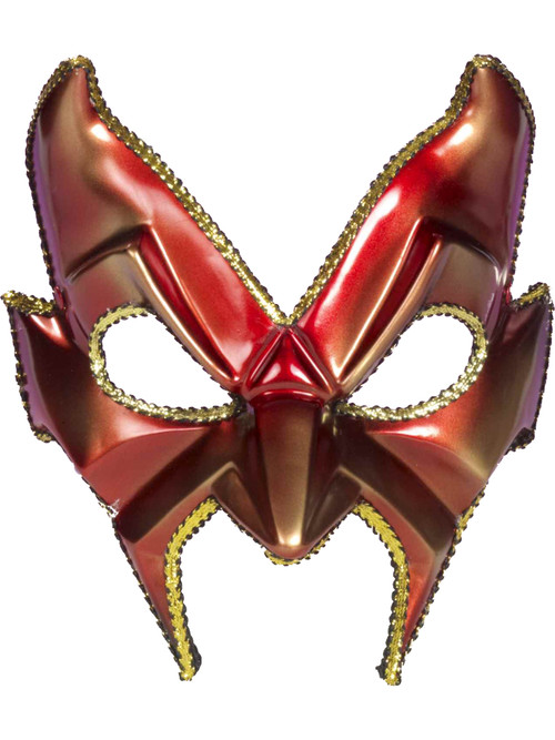 Red Devil Half Mask