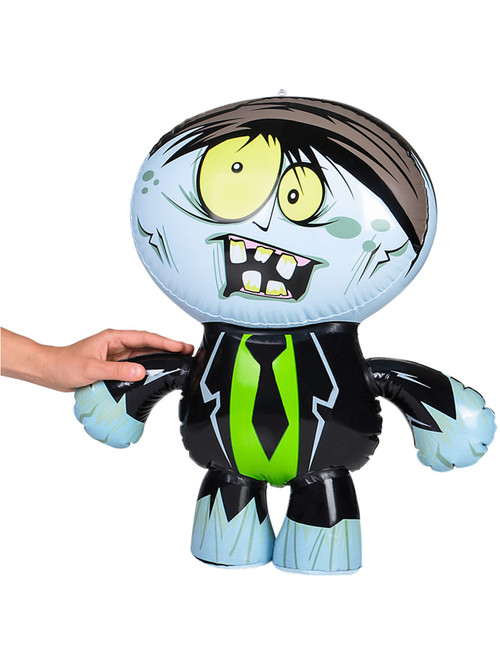 24" Blue Inflatable Zombie Decoration