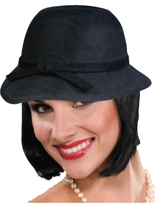Black Flapper Hat