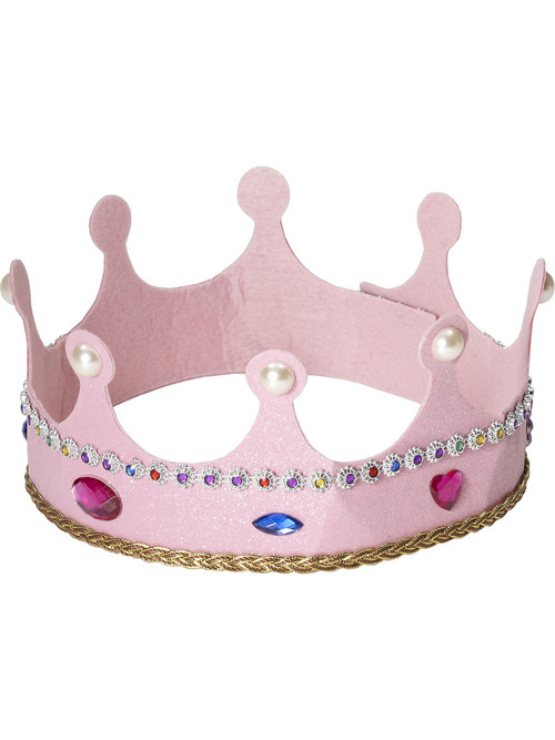 Pink Glitter Crown