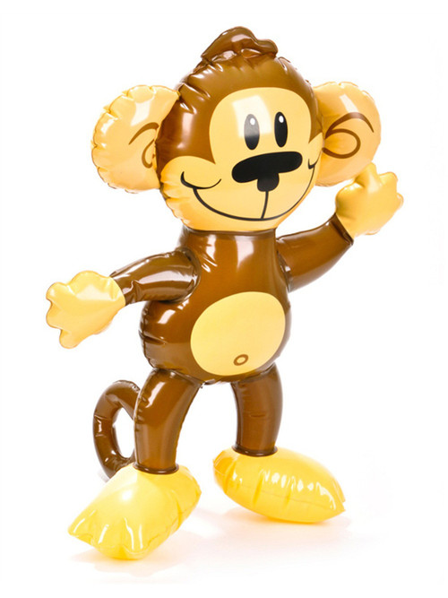18" Cute Inflatable Monkey Decoration