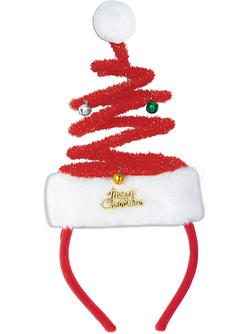 Springy Santa Claus Hat Headband