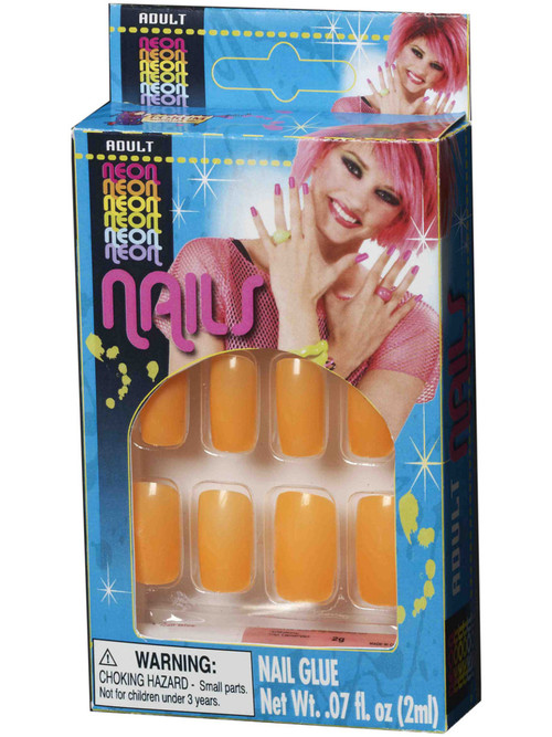 Orange Finger Nails Kit