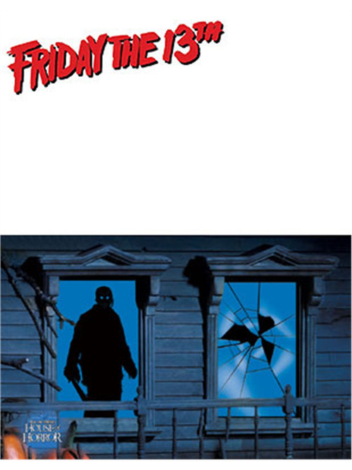 Jason Voorhees Halloween 2 Window Silhouette Decals