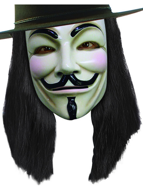 V for Vendetta Adult Costume Guy Fawkes Deluxe Wig