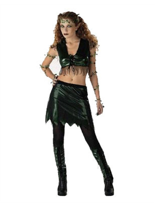 Green Vinyl Elf Costume