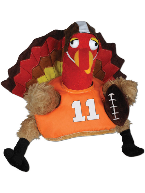 Plush Touchdown Turkey Hat