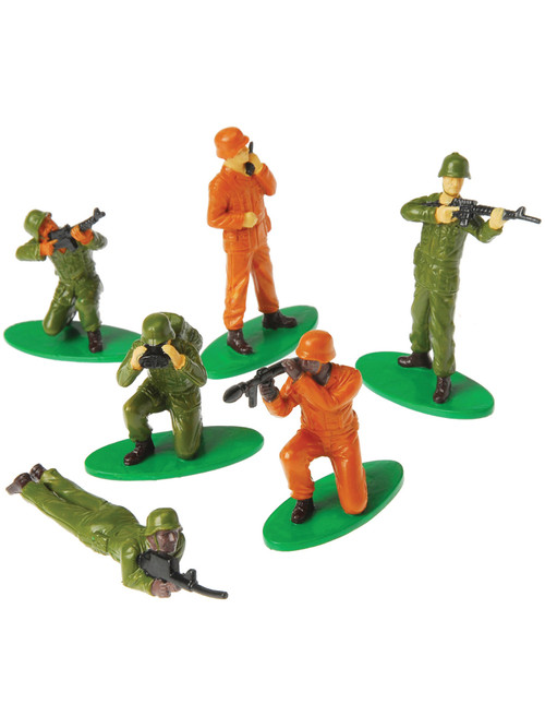 Military Soldiers Miniatures 12 Pack
