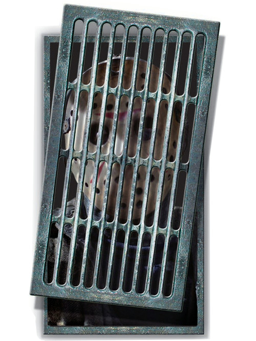 Friday the 13th Jason Voorhees Floor Grate Decoration